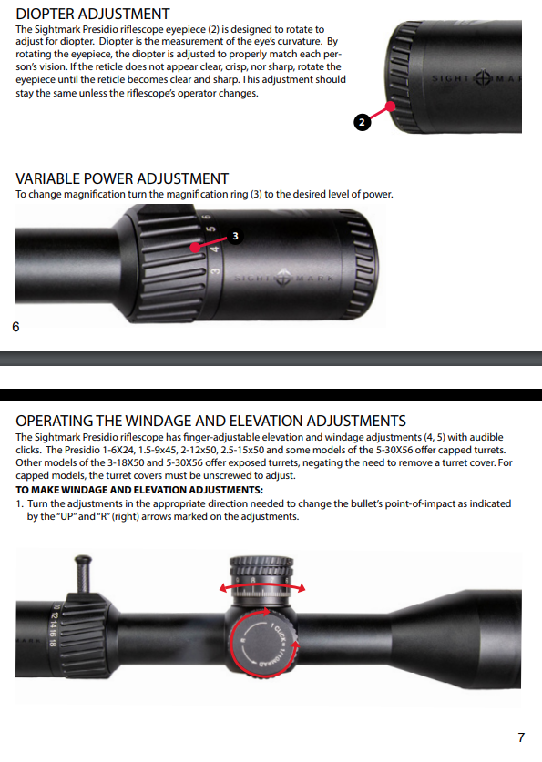 Presidio Series - User Manual – Sightmark